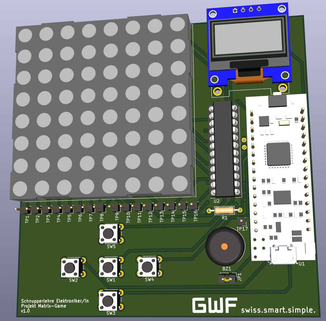 GitHub - GWF-AG/matrix-game: Educational project used to practice soldering, measuring and ...