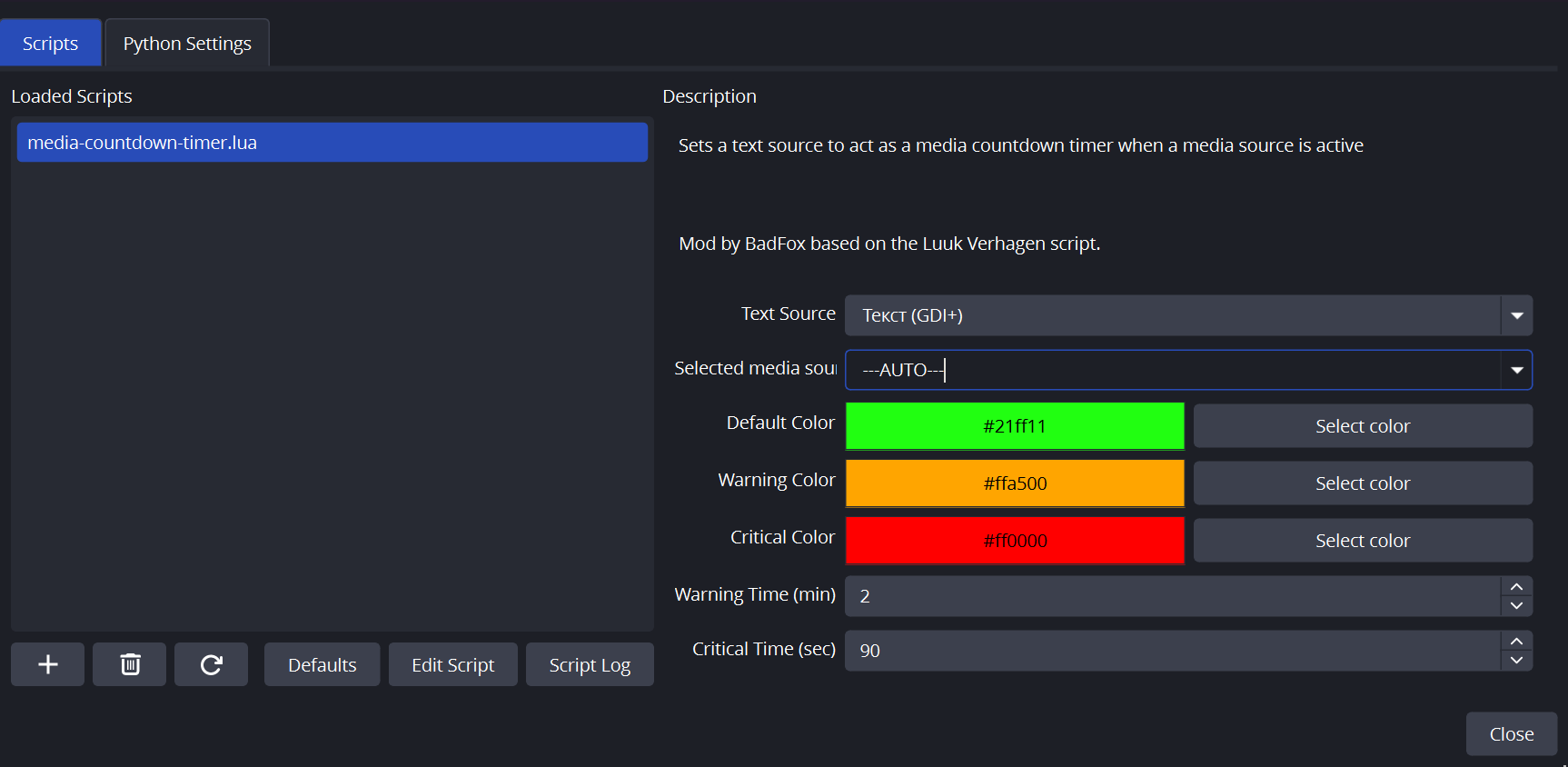 GitHub - badfoxtv/Media-Countdown-Timer: Media Countdown Timer by ...