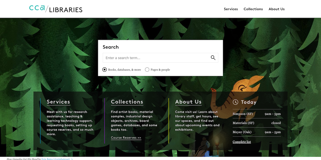 GitHub - cca/libraries_wagtail: CCA libraries site using Wagtail CMS