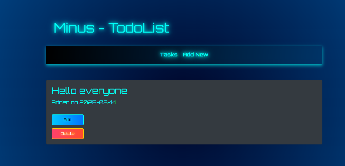 GitHub - AlienMinus/Todolist