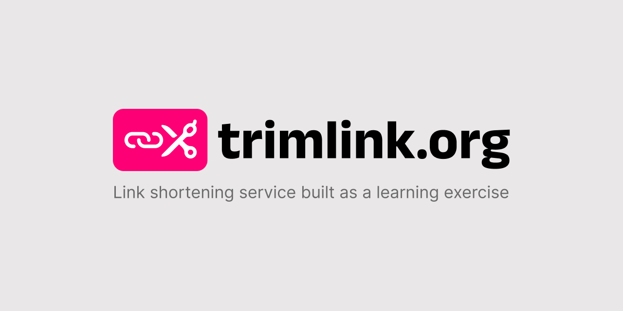 GitHub - fullmeteor172/trimlink: A fullstack linkshortening service built as a learning exercise.