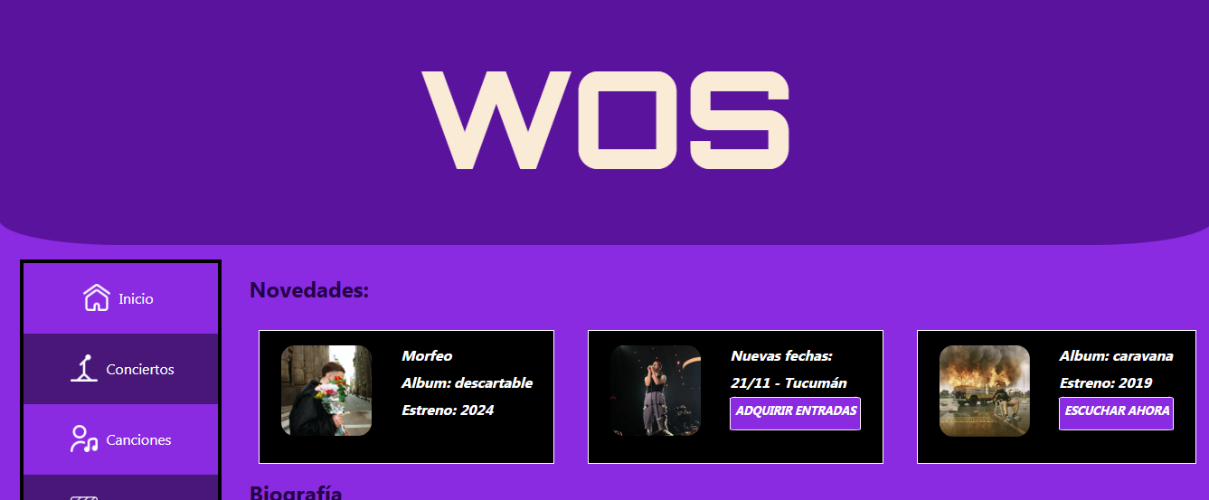 GitHub - anitabaigorria/SITIO-WEB-HTML-CSS: Con temática del cantante "WOS"