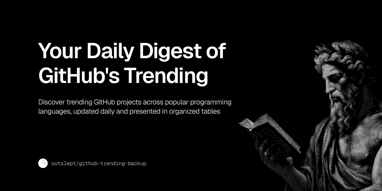 trending · GitHub Topics · GitHub