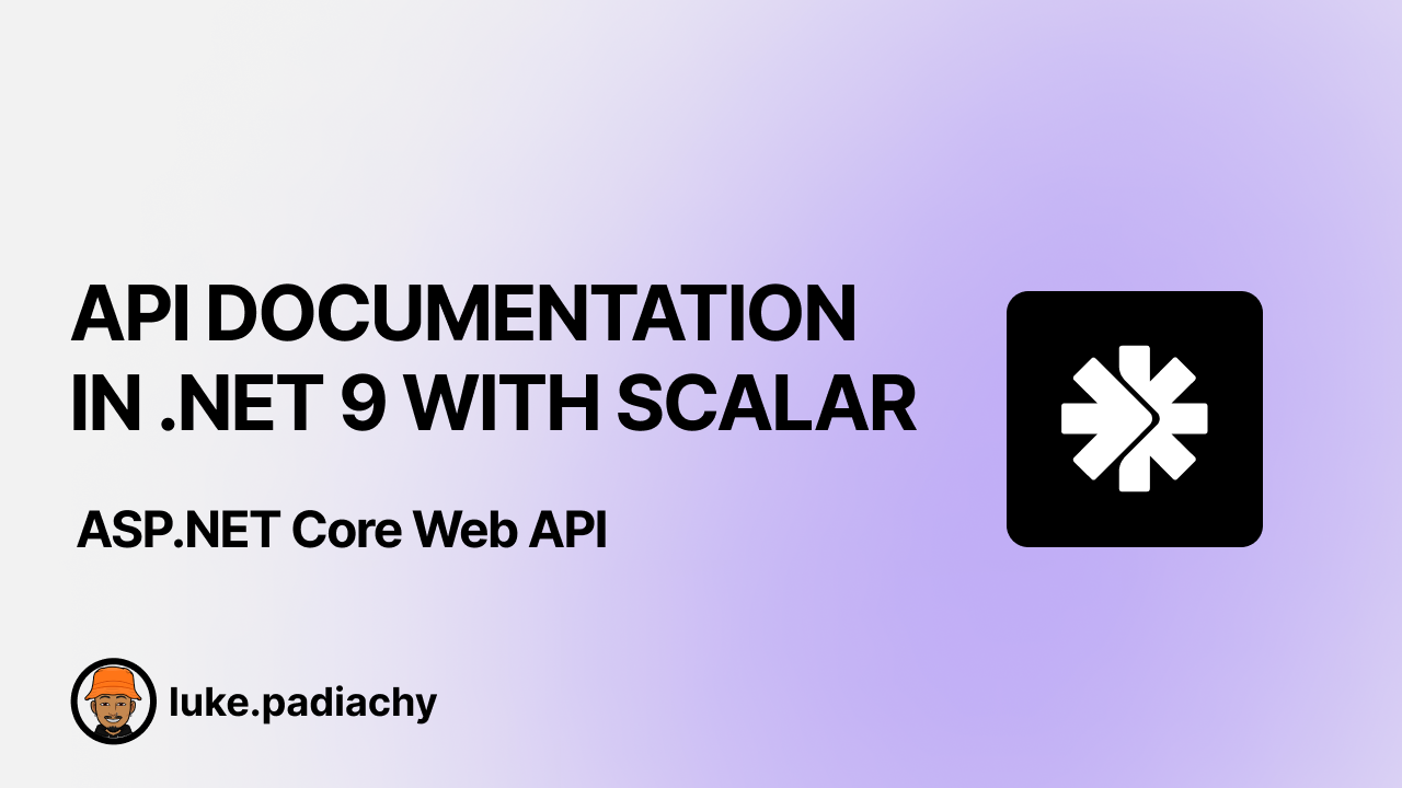 GitHub - lukepadiachy/scalar-with-dotnet: A guide for implementing Scalar API documentation in ...