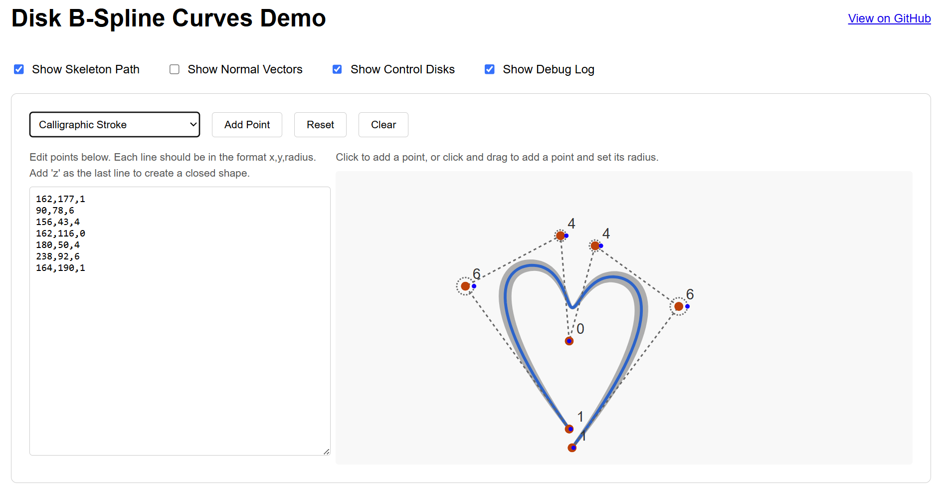 GitHub - BobPritchett/dbsc-svg: Disk B-Spline Curves in SVG