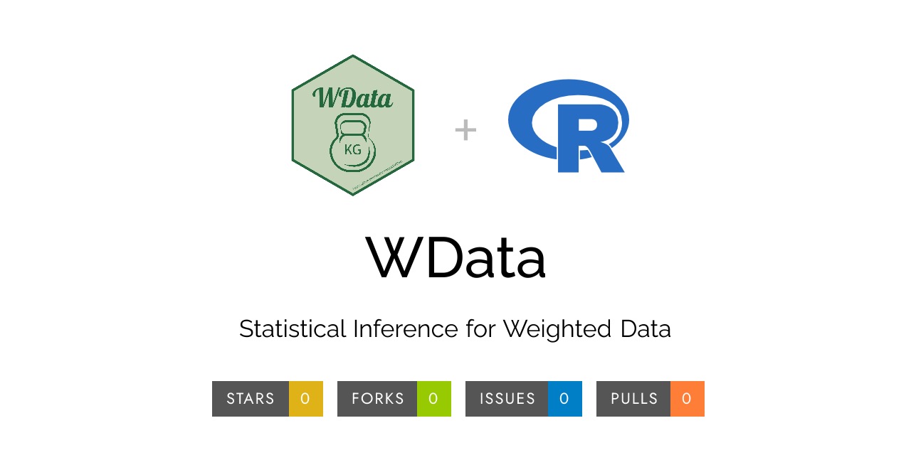 GitHub - noeliasanchmrt/WData: Statistical Inference for Weighted Data