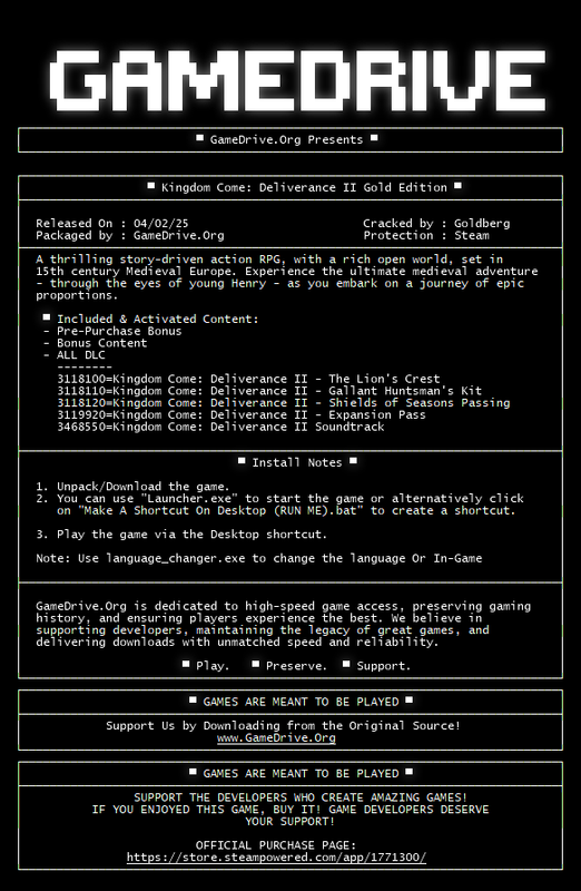GitHub - dotafff33/Kingdom-Come-Deliverance-2-Gold-Edition: Kingdom Come Deliverance 2 Gold ...