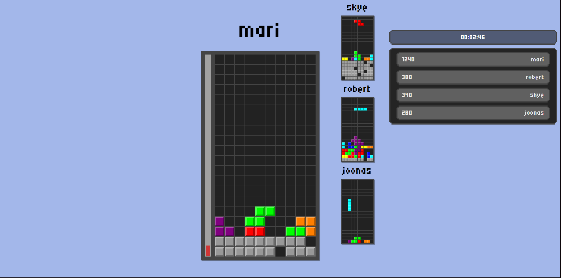 GitHub - AnotherSkye2/battle-tetris: A real-time web application, where you play a multiplayer ...