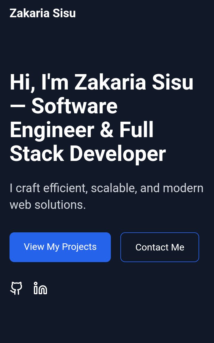 GitHub - Zakariasisu5/PortfolioWebsite: Created with StackBlitz ⚡️