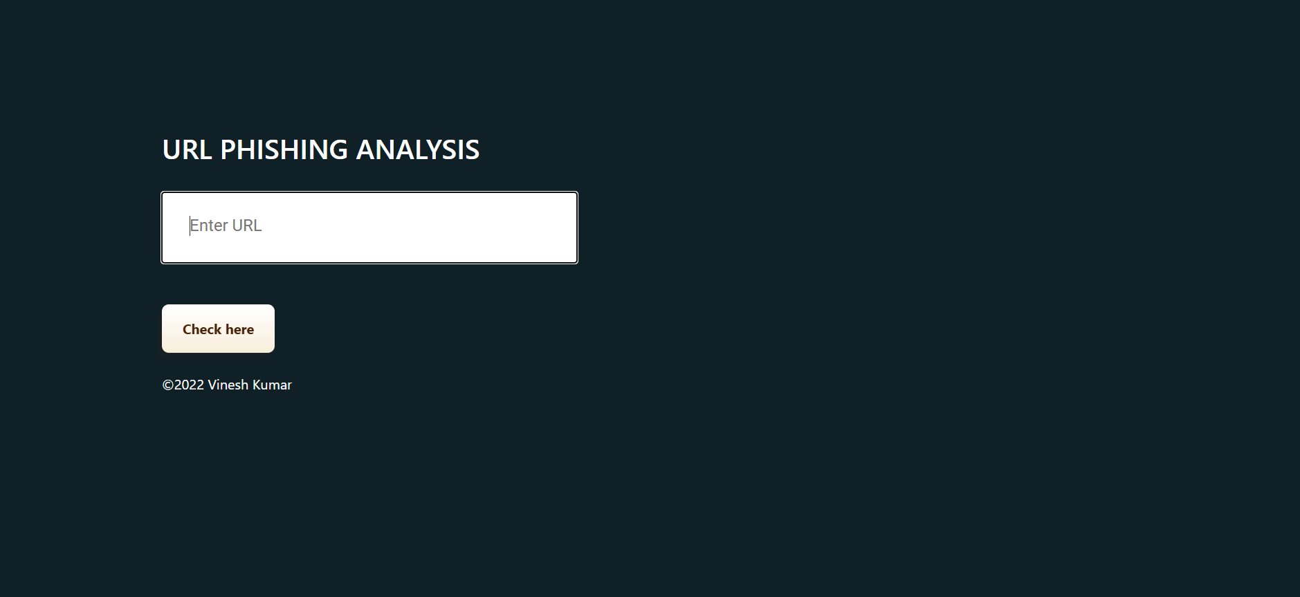 GitHub - vineshkumar7/URL-Phishing-Analysis