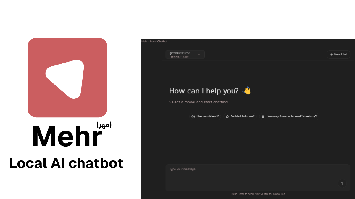 GitHub - xmannii/MehrLocalChat: A modern, elegant local AI chatbot application that connects ...