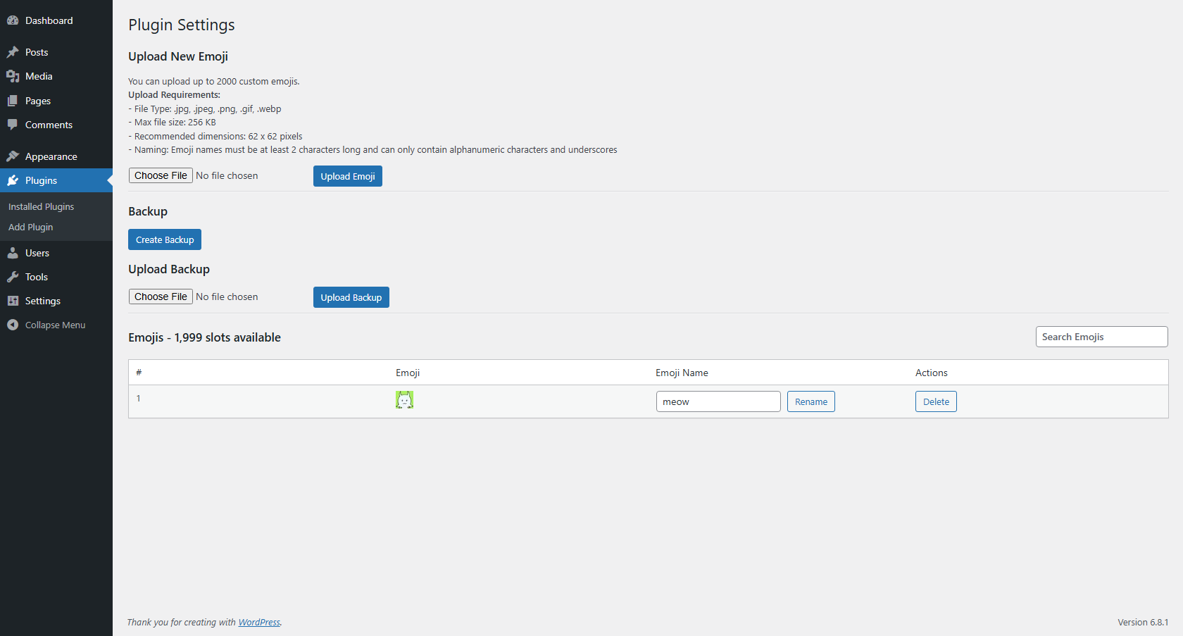 GitHub - robonamari/rnmoji: Add custom emojis to WordPress comment sections with rnmoji ...