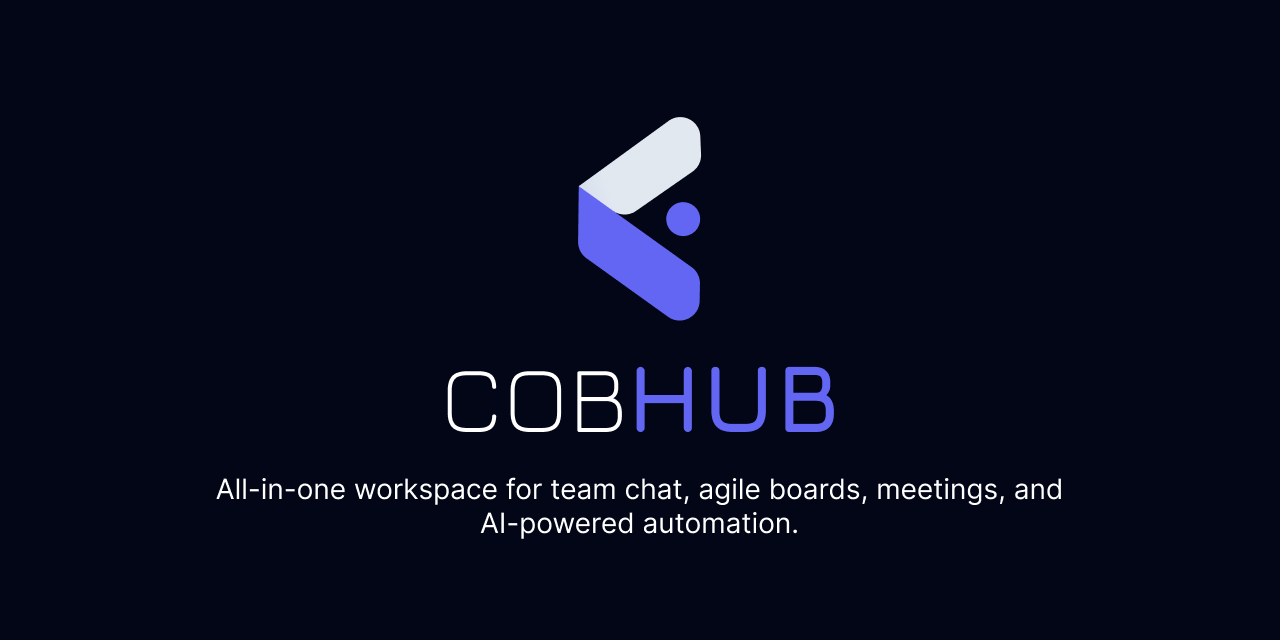 GitHub - babarkamal114/cobhub: All-in-one workspace for team chat ...