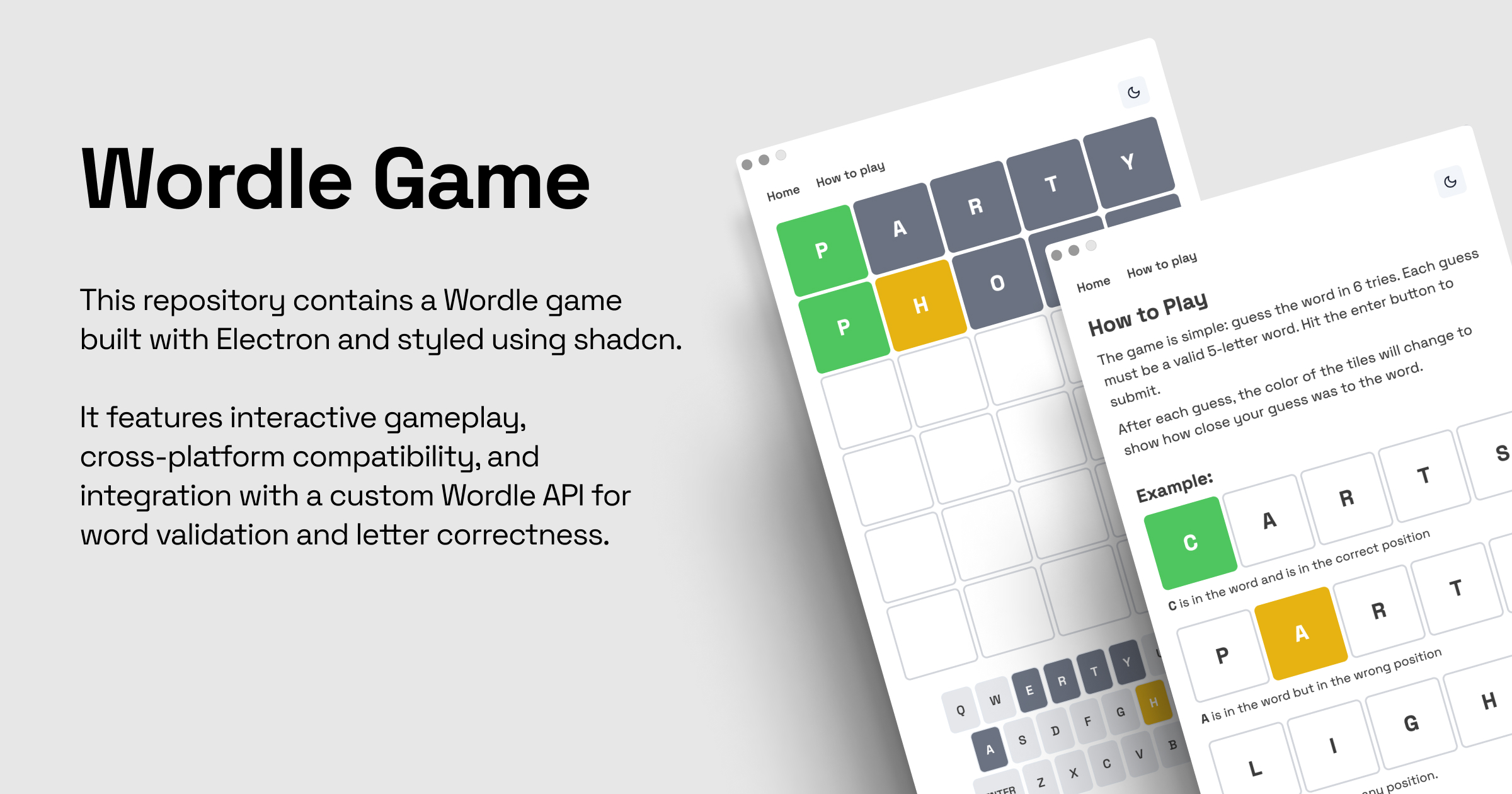 GitHub - masonyekta/wordle-game: This repository contains a Wordle game built with Electron and ...