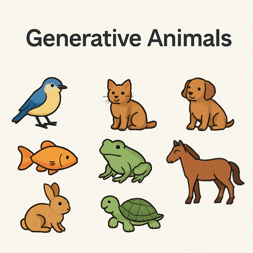 GitHub - MatthewAndreTaylor/Generative-Animals: Animal image generation ...