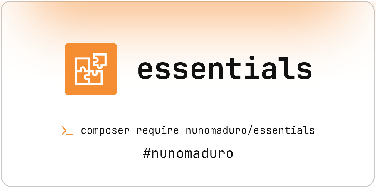 GitHub - nunomaduro/essentials: Just better defaults for your Laravel projects.