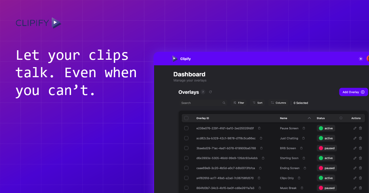 GitHub - TheDanniCraft/clipify: Clipify keeps your Twitch channel alive and engaging by ...