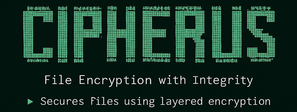 GitHub - Krishna1694/Cipherus: A secure file encryption/decryption tool ...