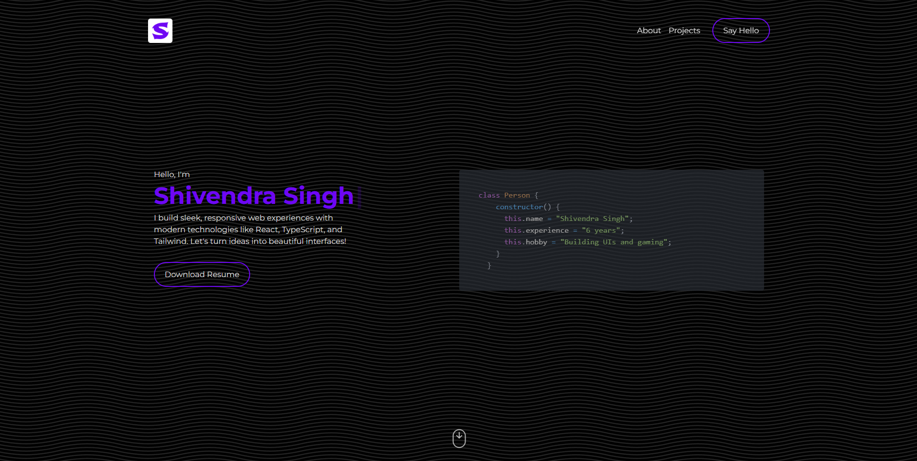 GitHub - ShivendradEv/portfolio