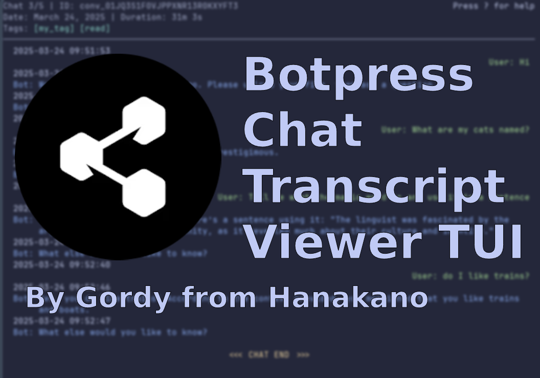 GitHub - Hanakano/bp-chat-reader-tui: Terminal UI to fetch and read chat transcripts for a ...