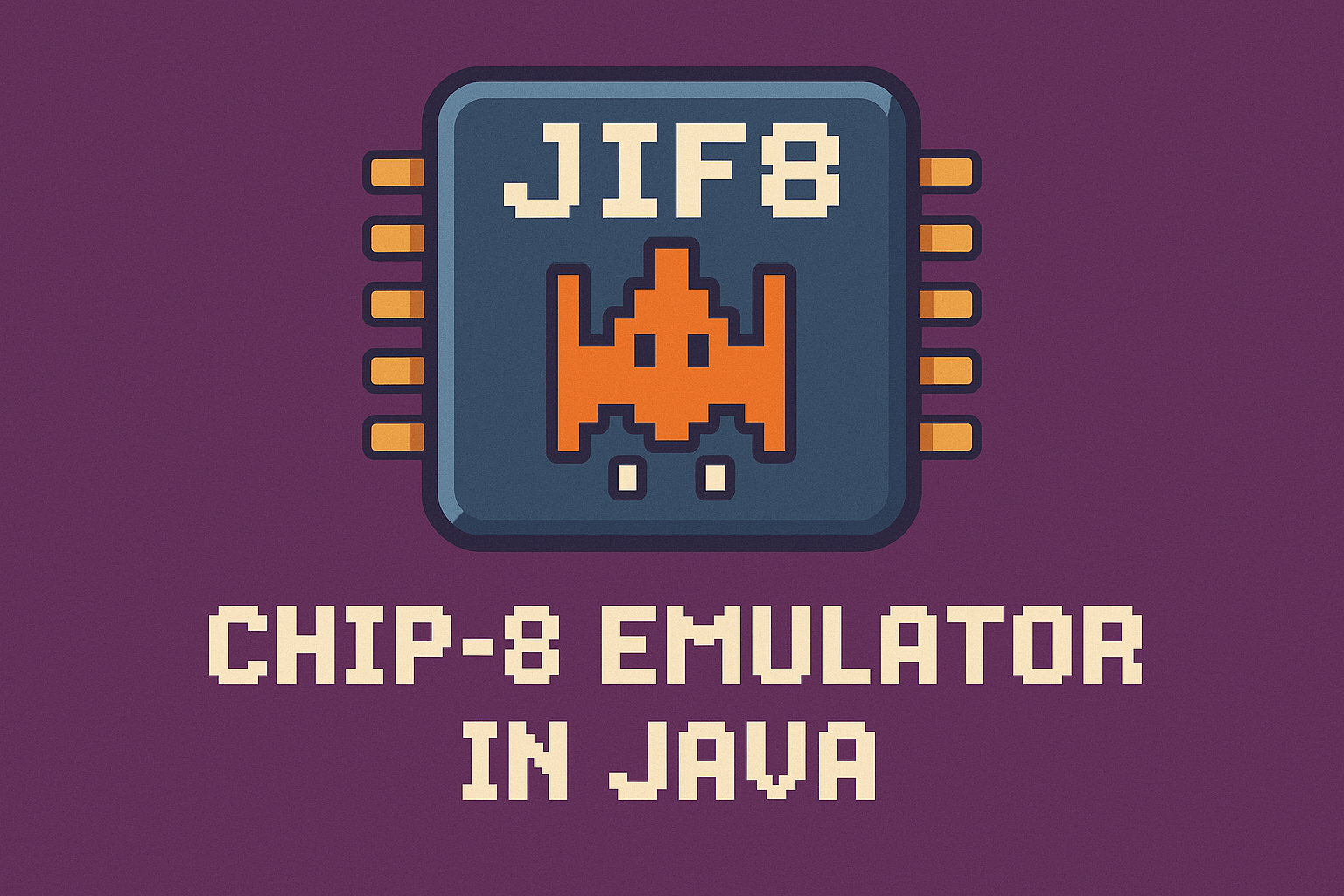 GitHub - hulxv/jif-8: Chip-8 Emulator in Java.