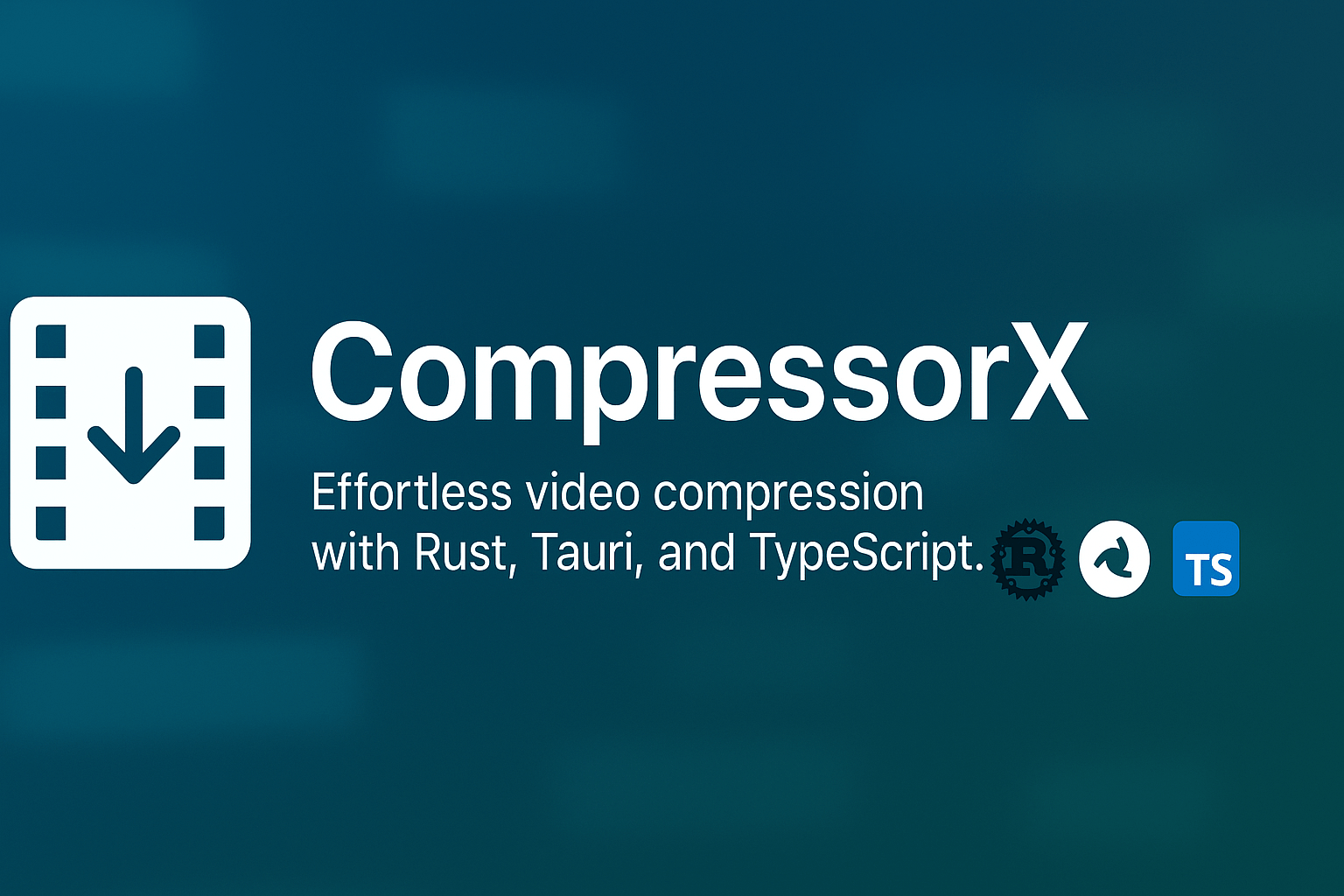GitHub - Amitminer/CompressorX: CompressorX is a desktop application for compressing video files ...