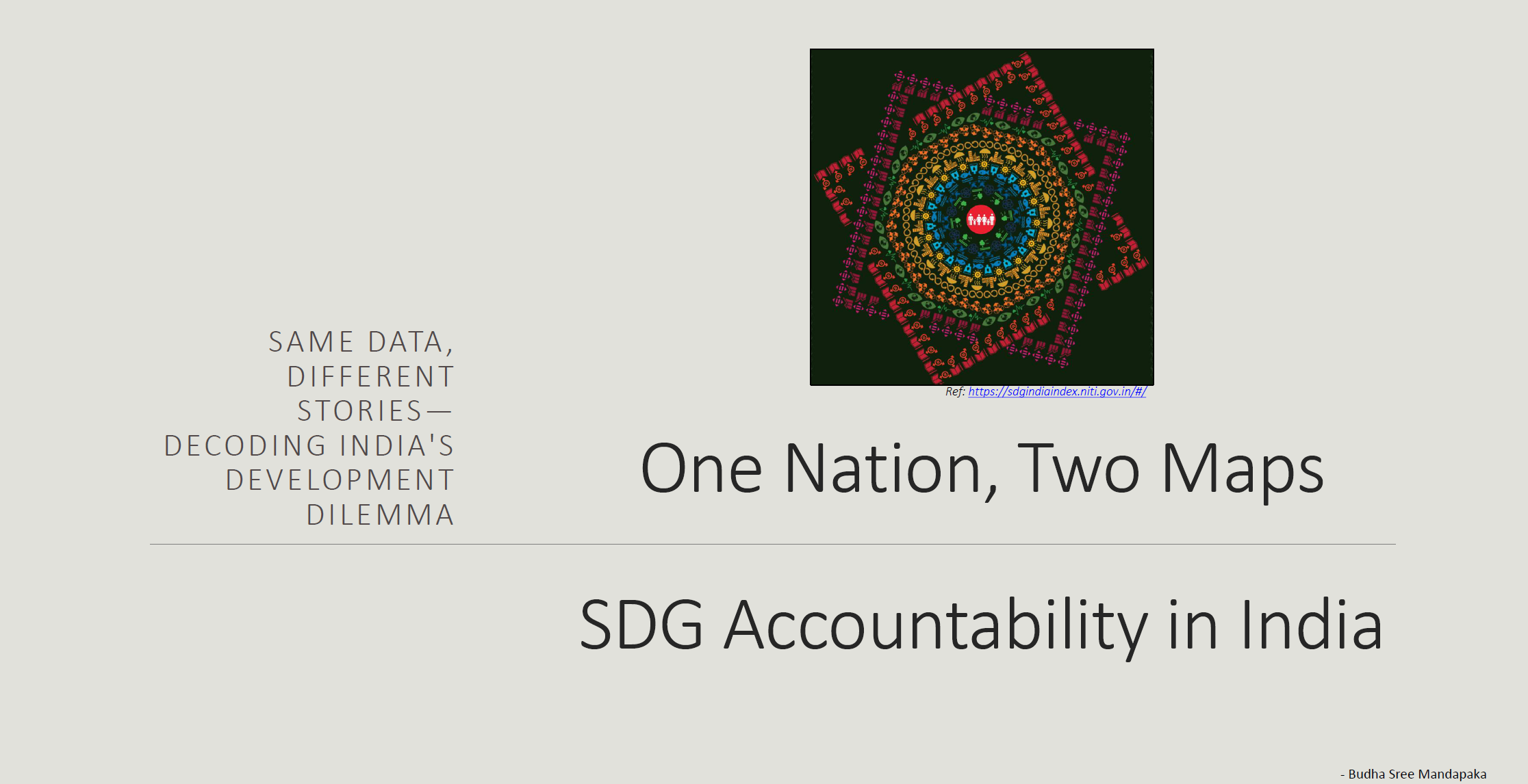 GitHub - budhasree-m/One-Nation-Two-Maps: SDG Accountability in India