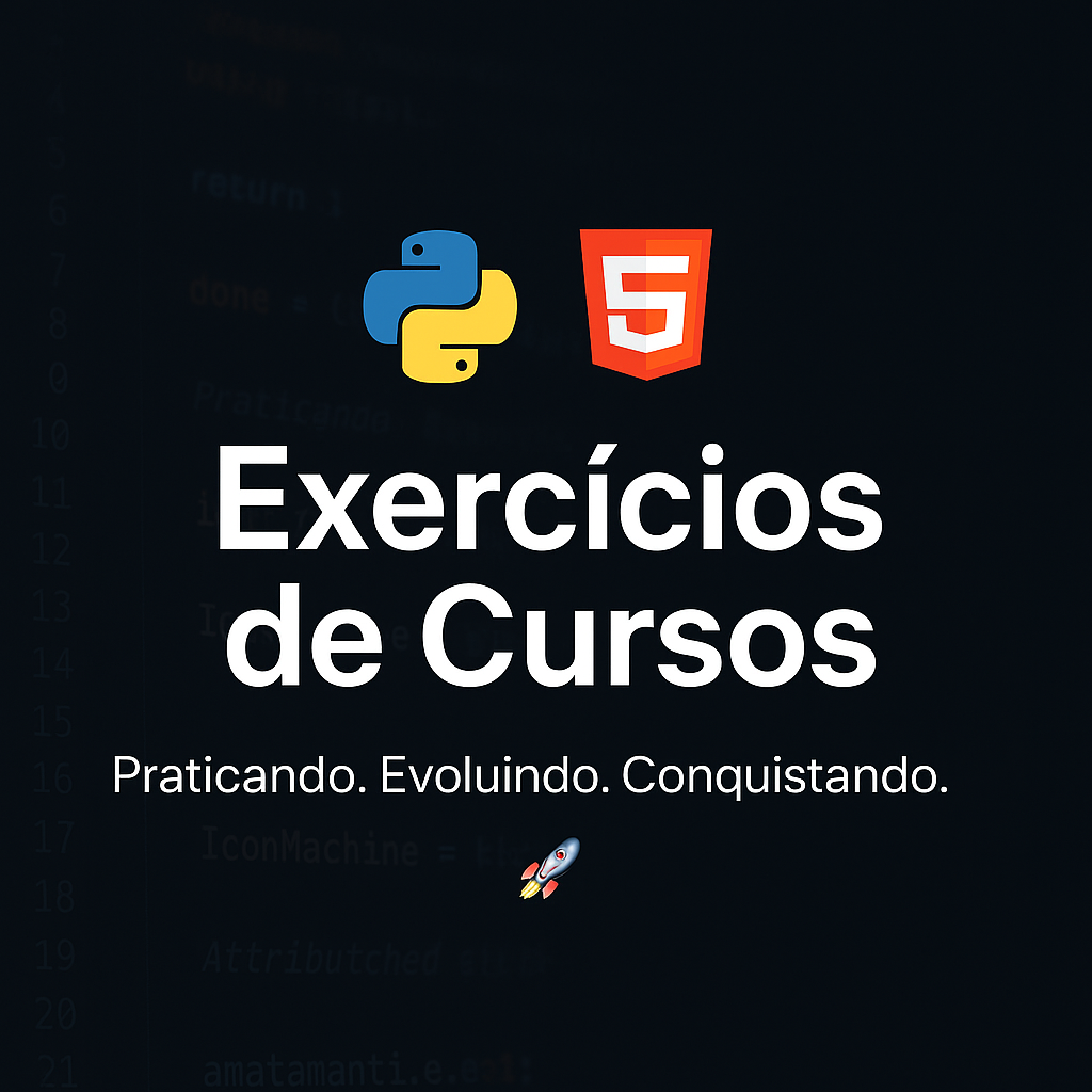 Issues · HaackDEV/exercicios_cursos · GitHub