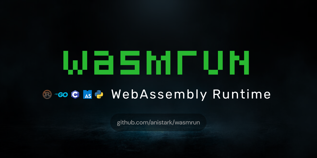 GitHub - anistark/wasmrun: Powerful WASM runtime with debug capabilities
