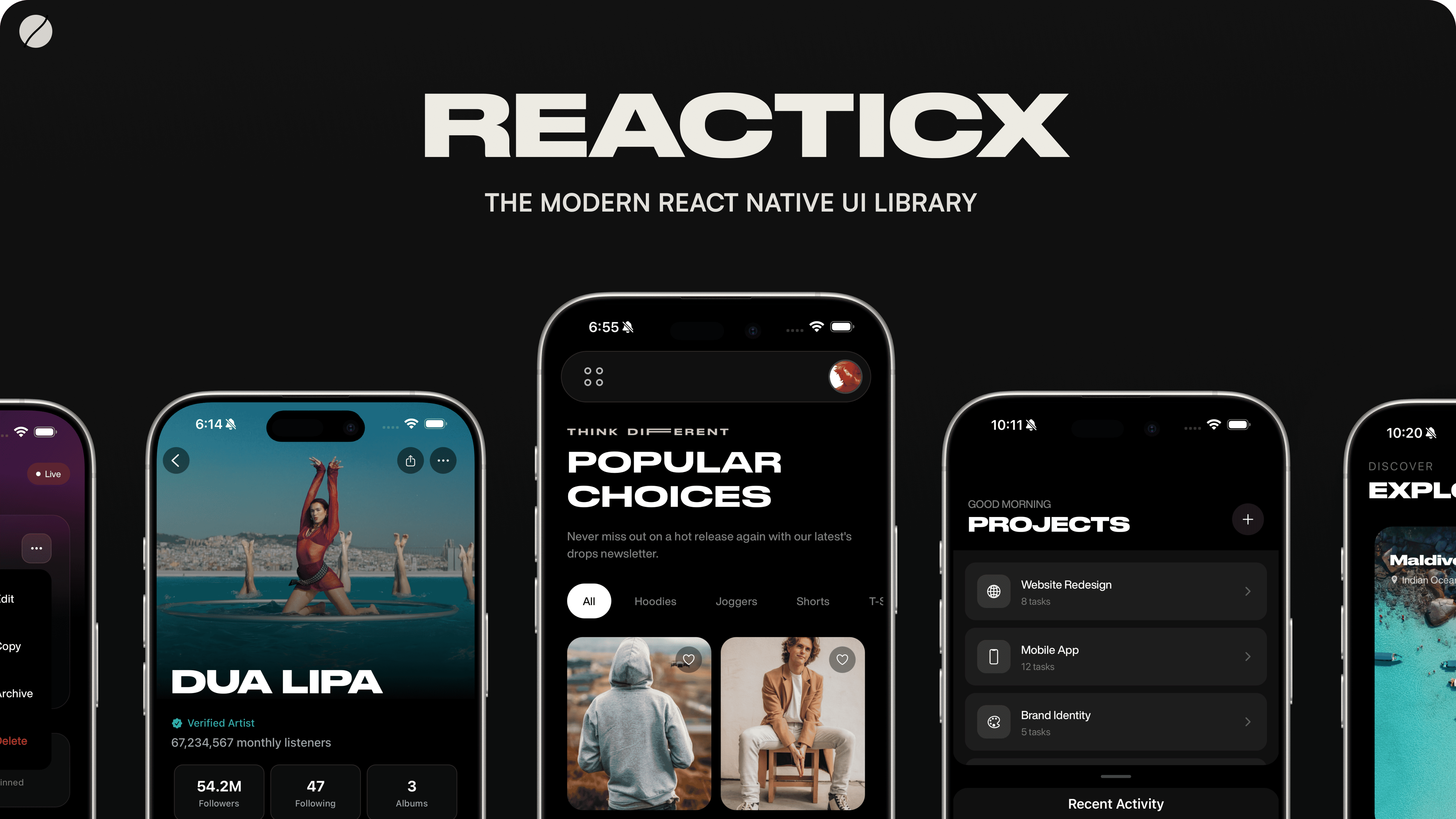 GitHub - rit3zh/reacticx: 💅 Beautiful React Native components. One ...