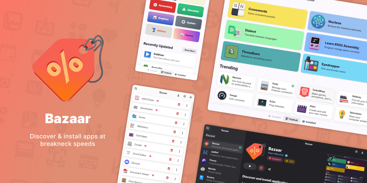 GitHub - kolunmi/bazaar: New App Store for GNOME