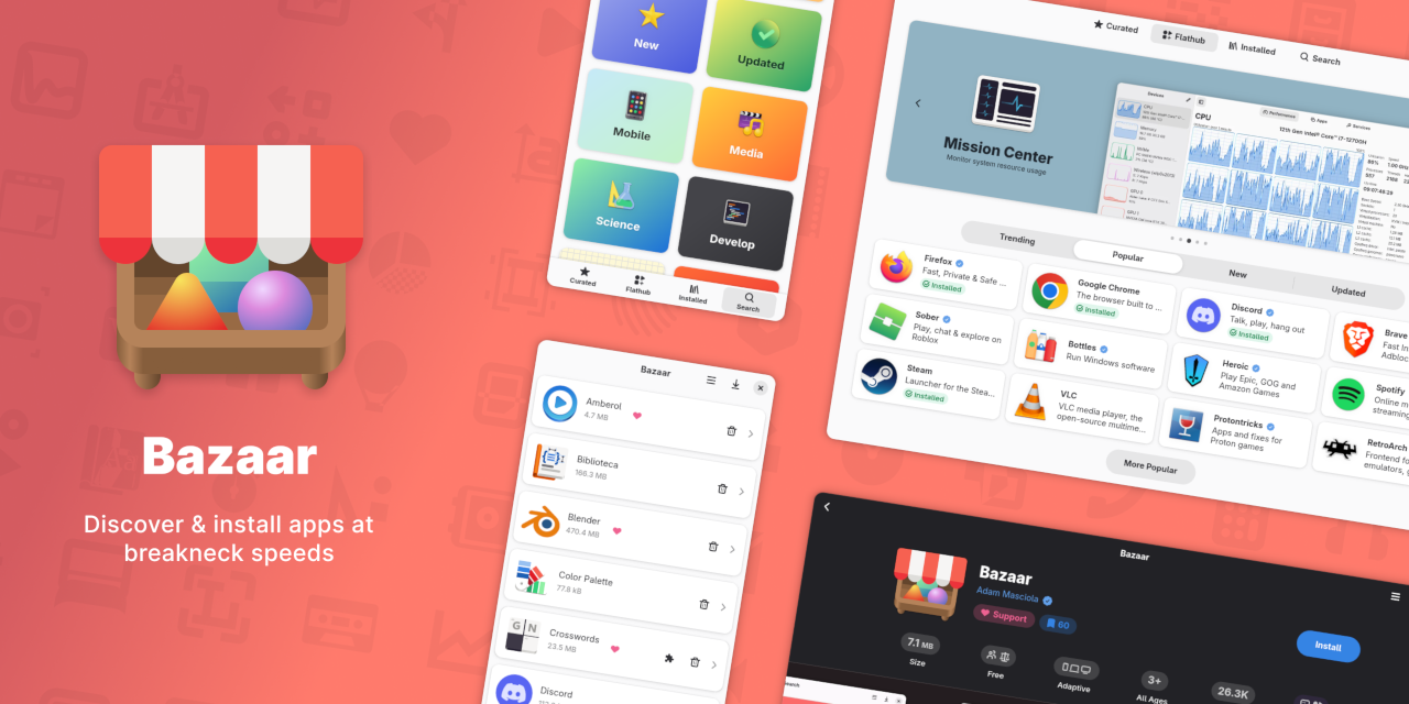 GitHub - kolunmi/bazaar: New App Store for GNOME