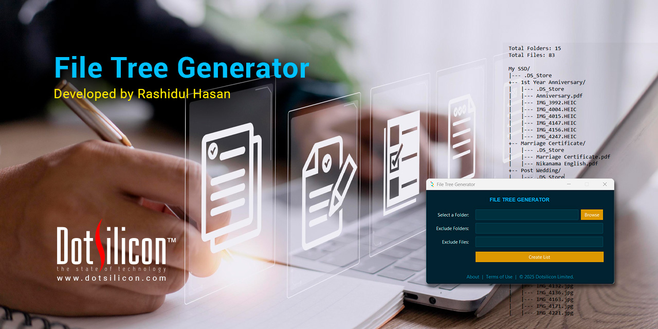 GitHub - dotsilicon/file-tree-generator: Portable Windows app to export ...
