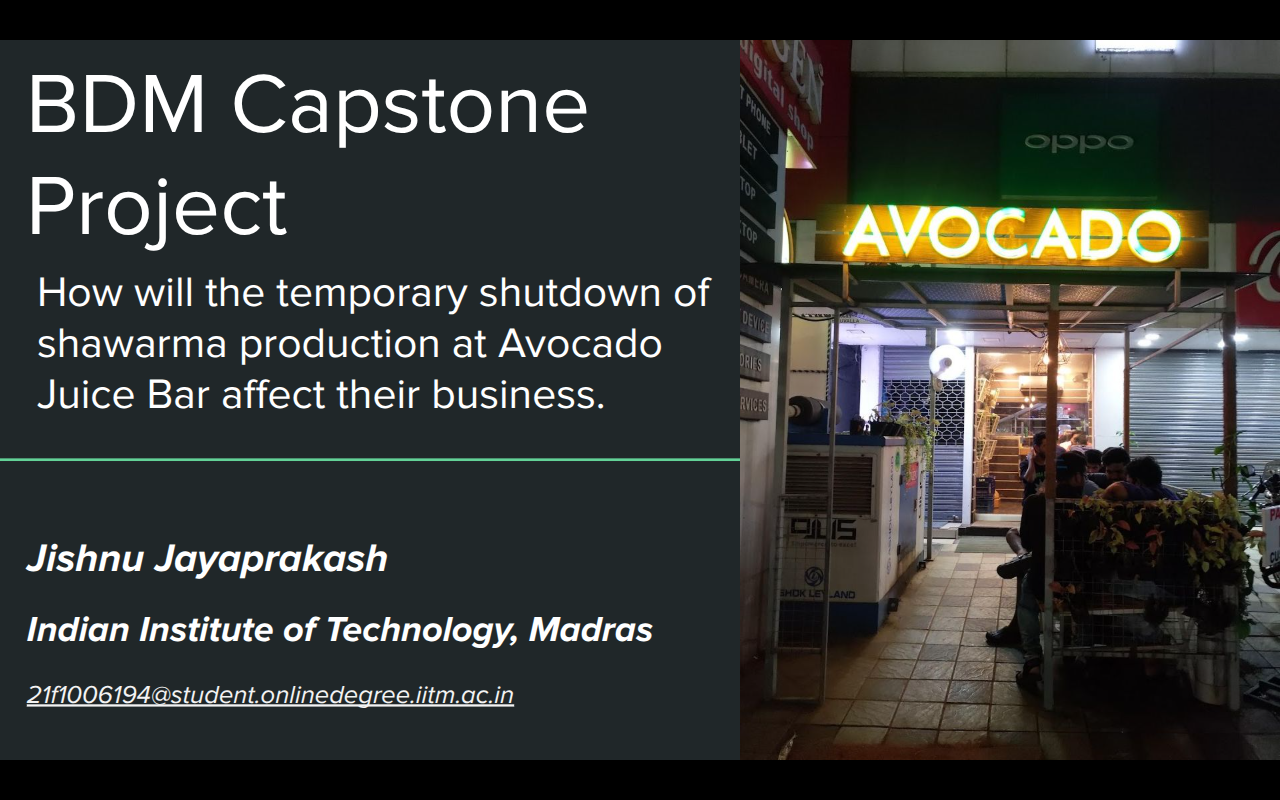 GitHub - jishnujp/avocado-analysis: This was a part of the course "Business Data Management" at ...