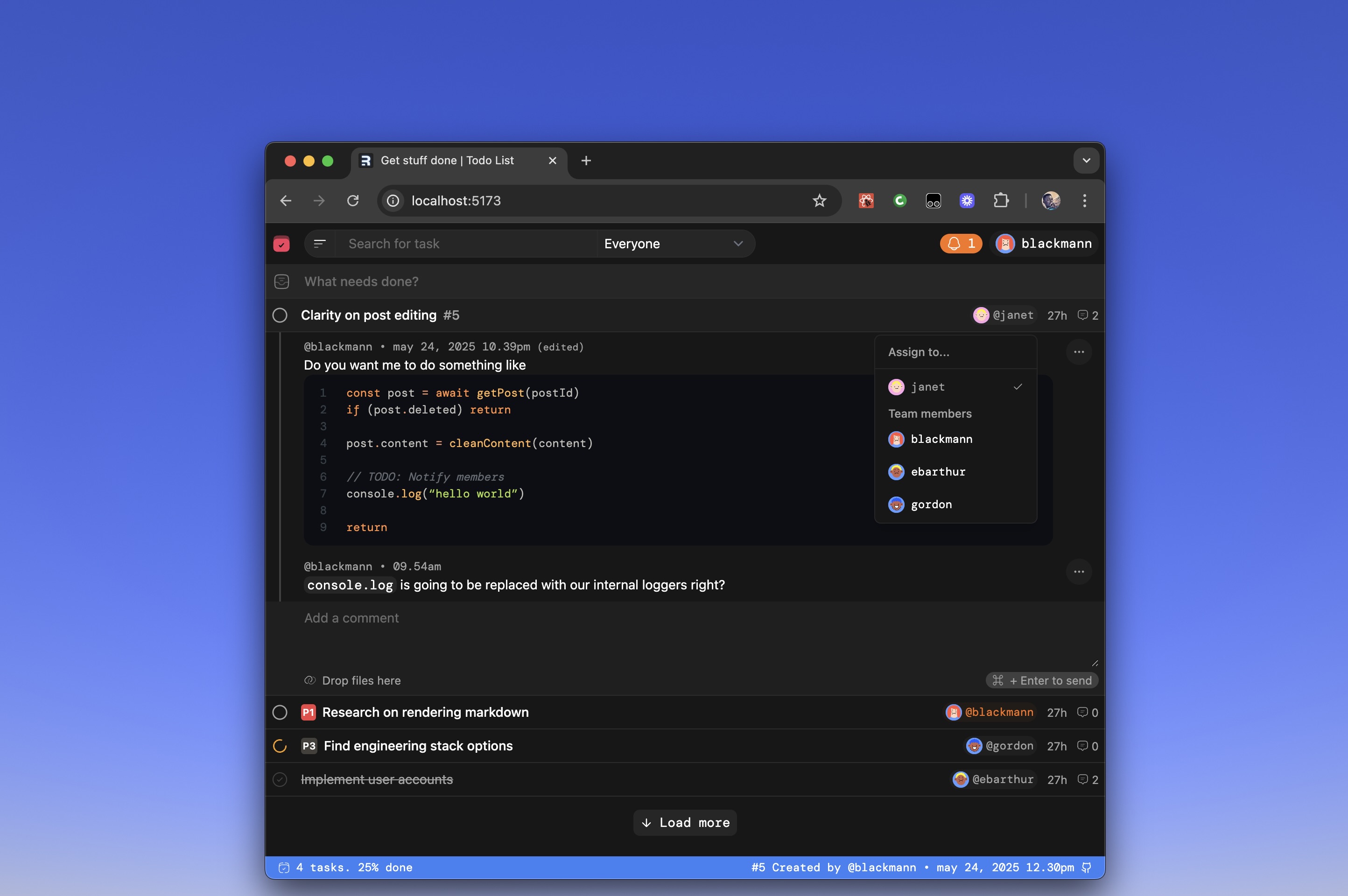 GitHub - blackmann/todo-list: Todo list but for rapid teams