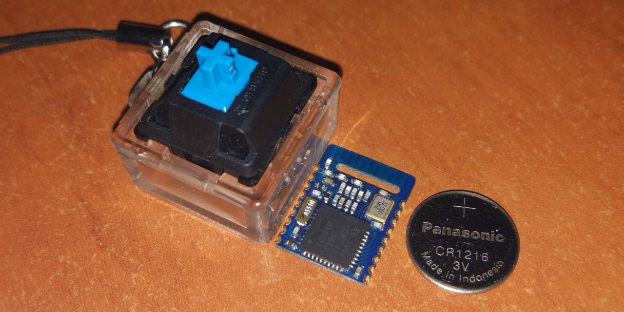 GitHub - joric/key: CC2540 firmware for the tiniest mechanical keyboard ever