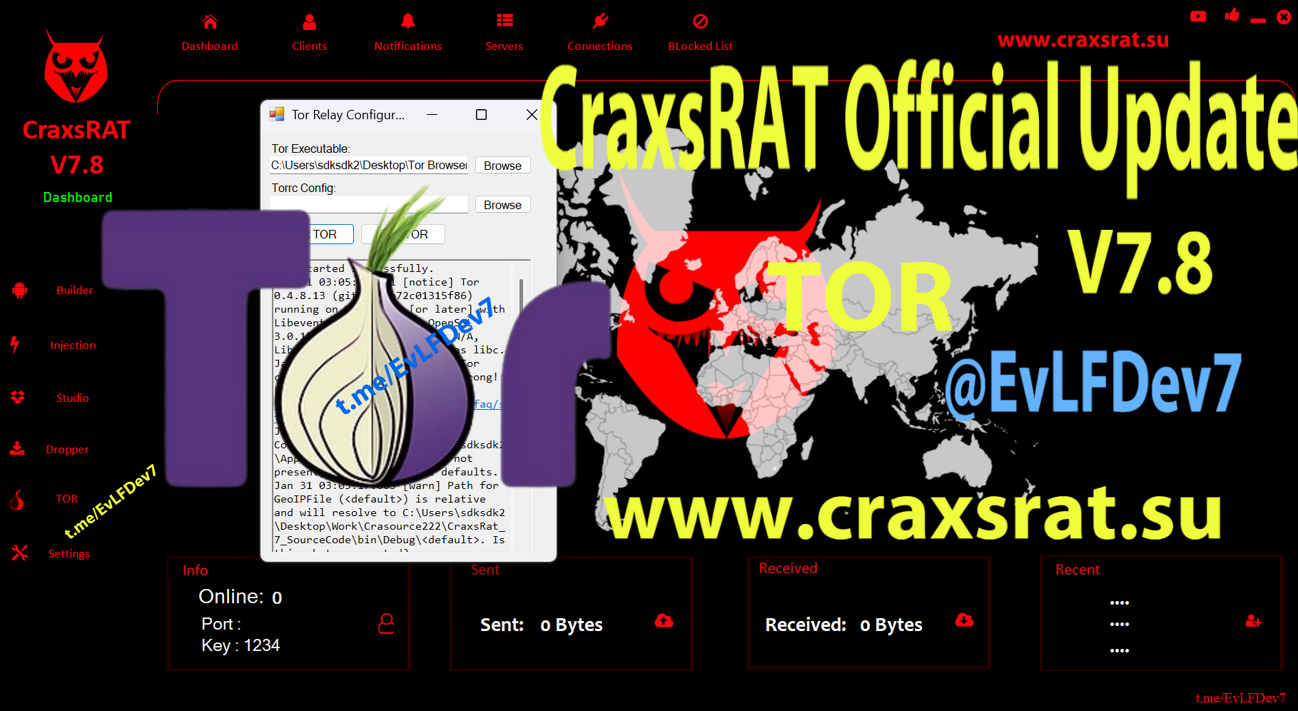 GitHub - geiwh5eh/CraxsRAT-Official-V7.8-Tor-Update-2025: CraxsRAT Official V7.8 Tor Update 2025 ...