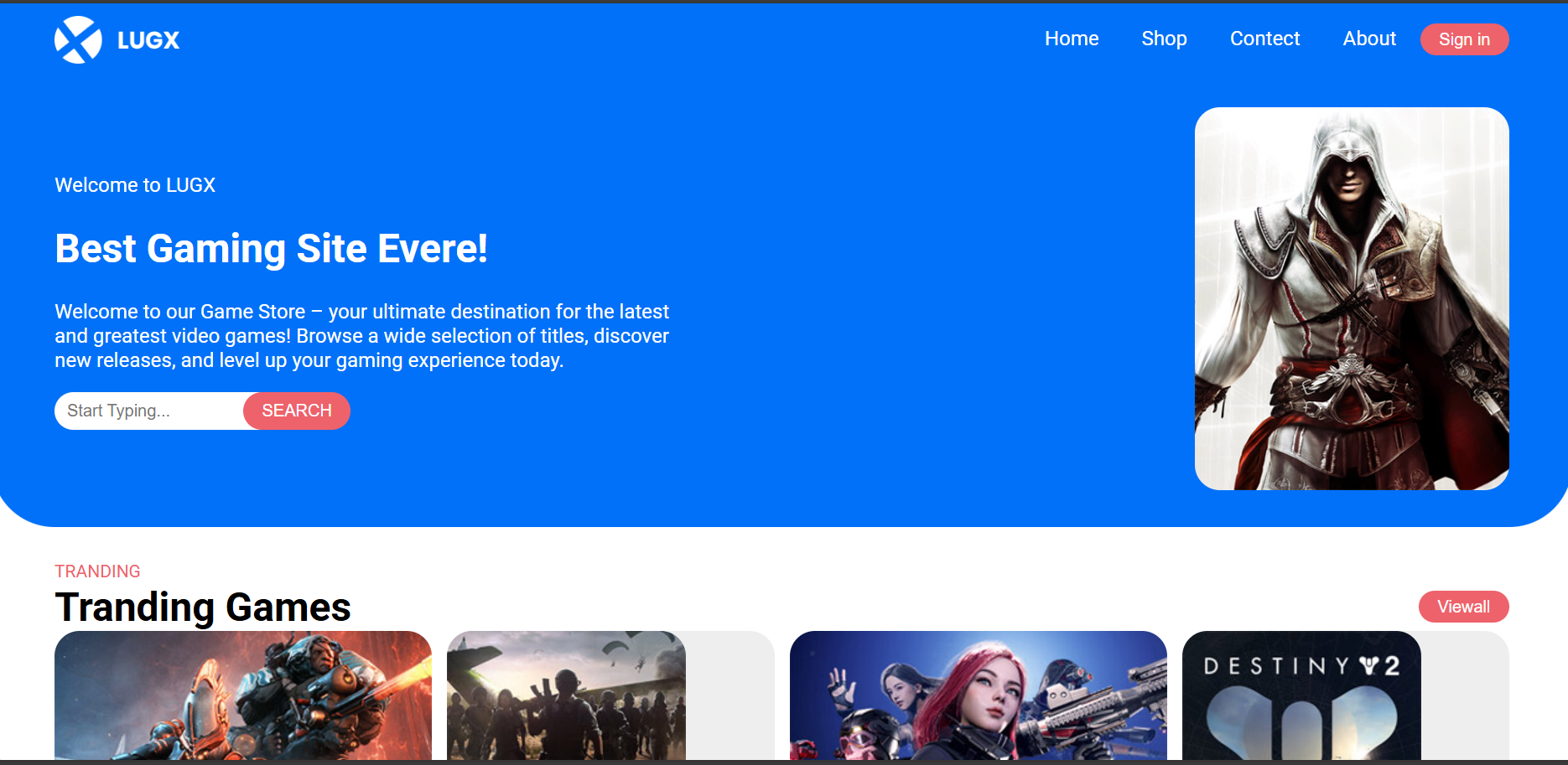 Github Nanobyte0fronendweb 🎮 Games Store Front End Ui This Is A Static Front End Design For