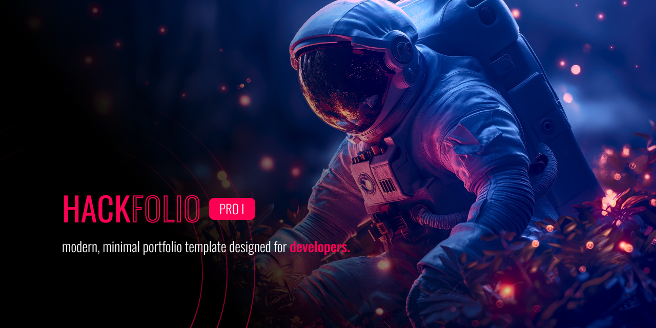 GitHub - kunalkandepatil/hackfolio: Modern, minimal portfolio template designed for developers.