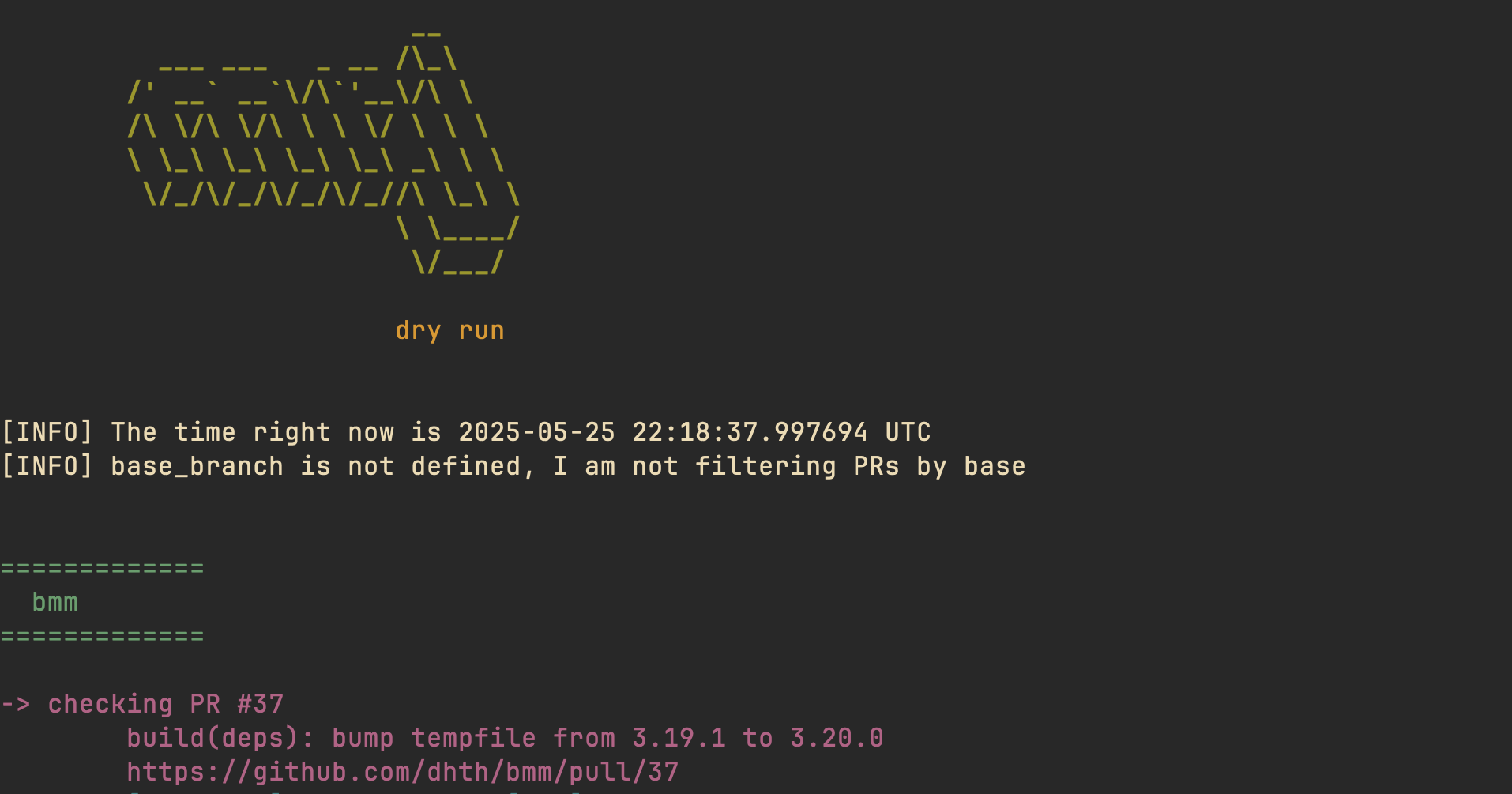 GitHub - dhth/mrj: merge your dependency upgrade PRs