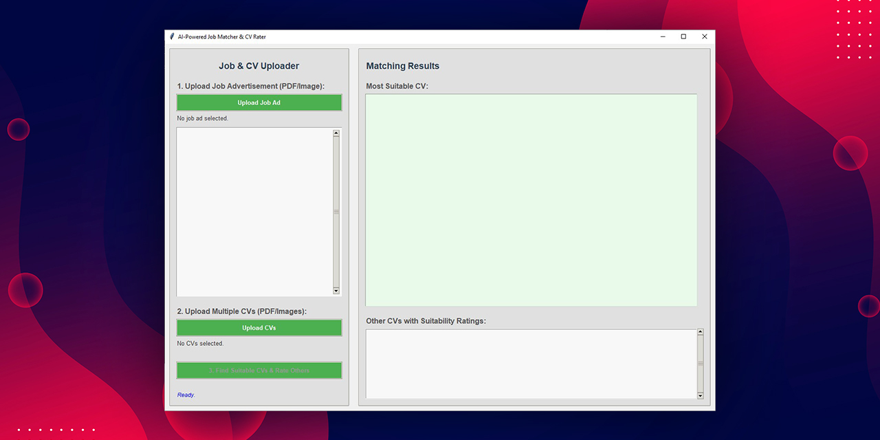 GitHub - Madhushanudeshike/AI-Powered-Job-Matcher-CV-Rater: An AI-powered desktop application to ...