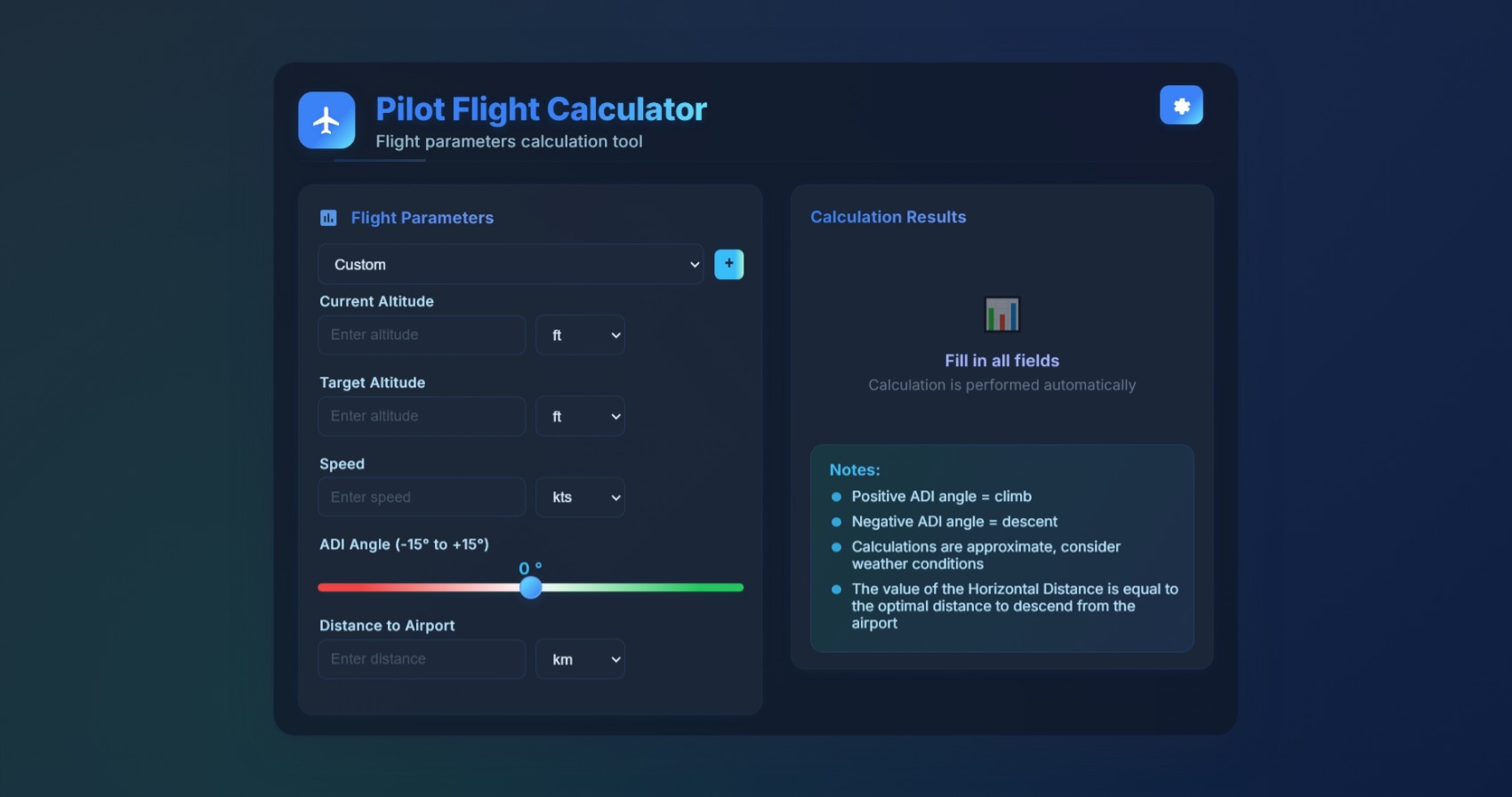GitHub - SanMein/Pilot-Flight-Calculator: Multiple Calculator for Roblox mode - Aeronautica