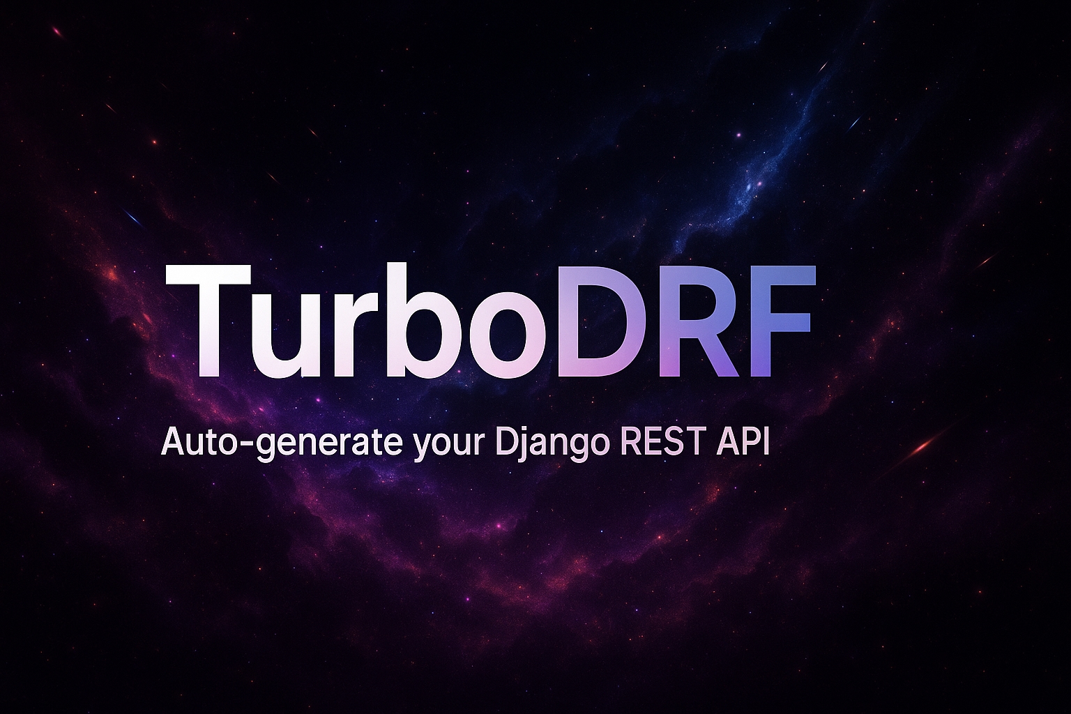GitHub - AlexanderCollins/TurboDRF: The dead simple Django REST Framework API generator with ...