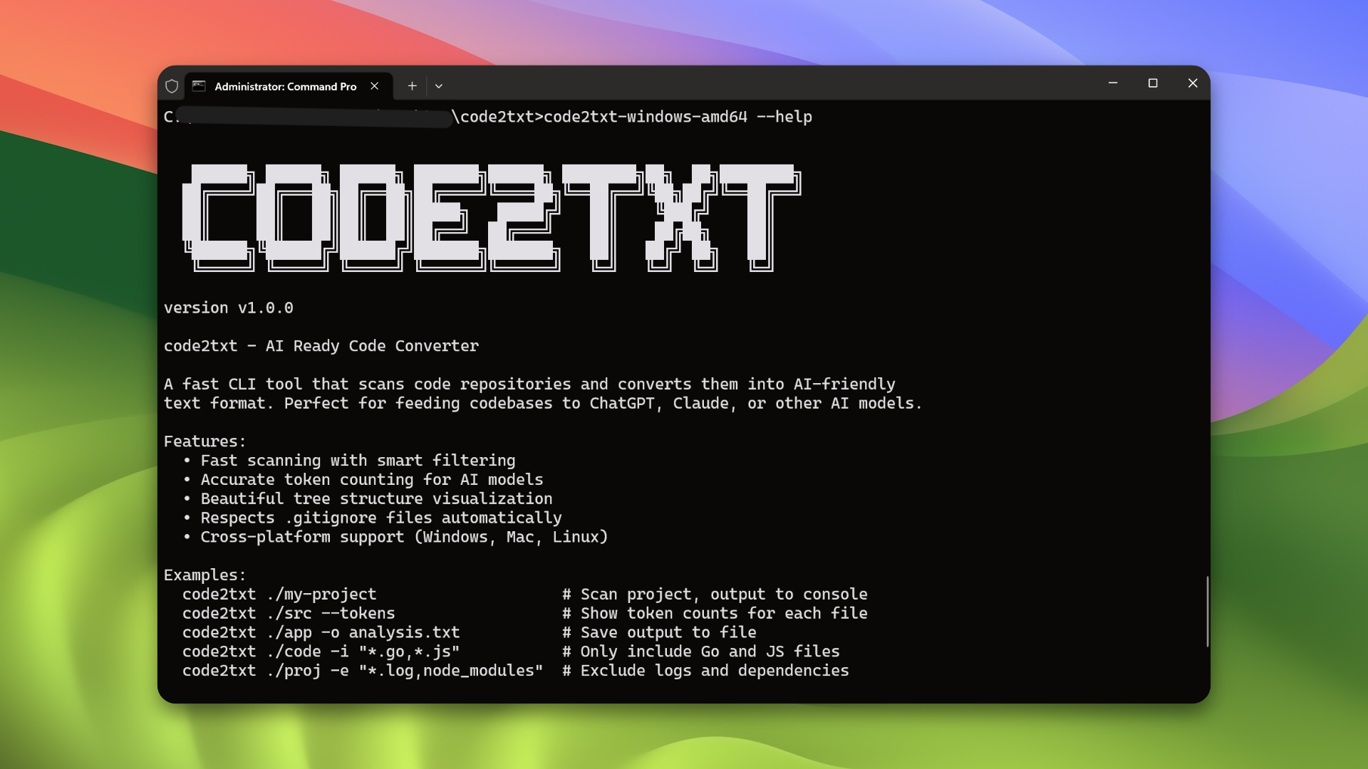 GitHub - nav9v/code2txt: A fast CLI tool that converts code repositories into AI-friendly text ...