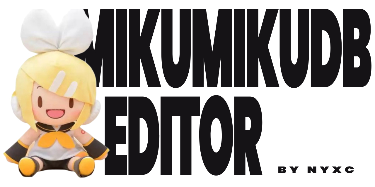 GitHub - Nyx-Gleam/MikuMikuDB-Editor: Project Diva 用の mod_pv_db.txt を簡単に生成できる GUI ツール（日本語版・英語版双方 ...