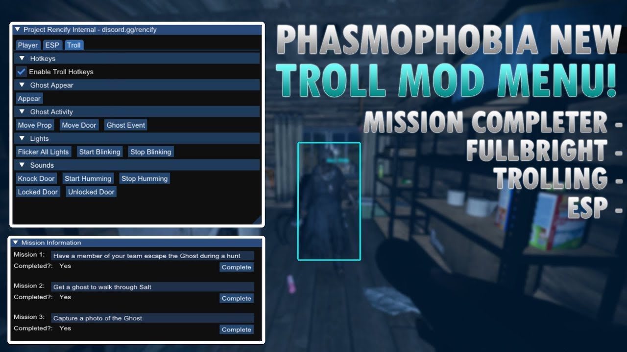 phasmophobia-gameplay-hacks · GitHub Topics · GitHub