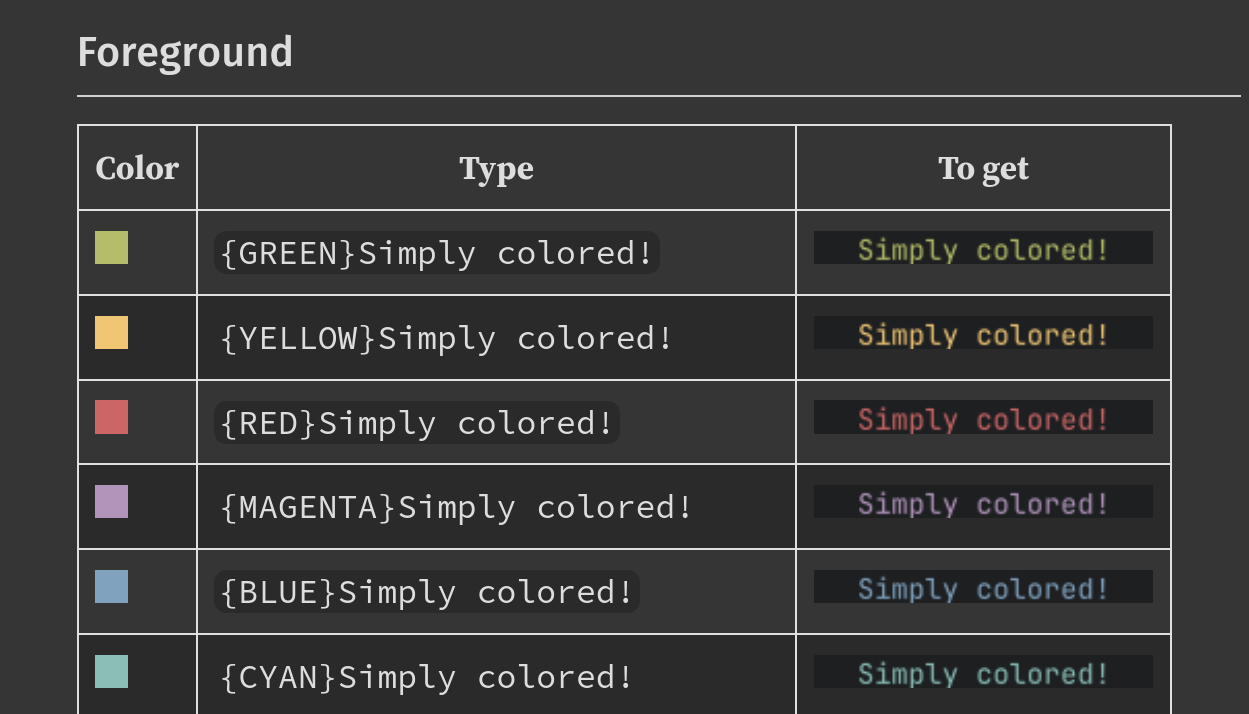 GitHub - nik-rev/simply-colored: The simplest crate in existence for terminal colors