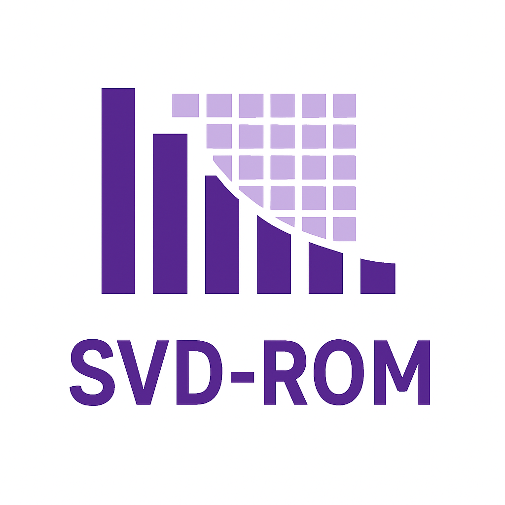GitHub - SVDROM/svdrom: A Python package for SVD-based reduced order modeling of large datasets ...
